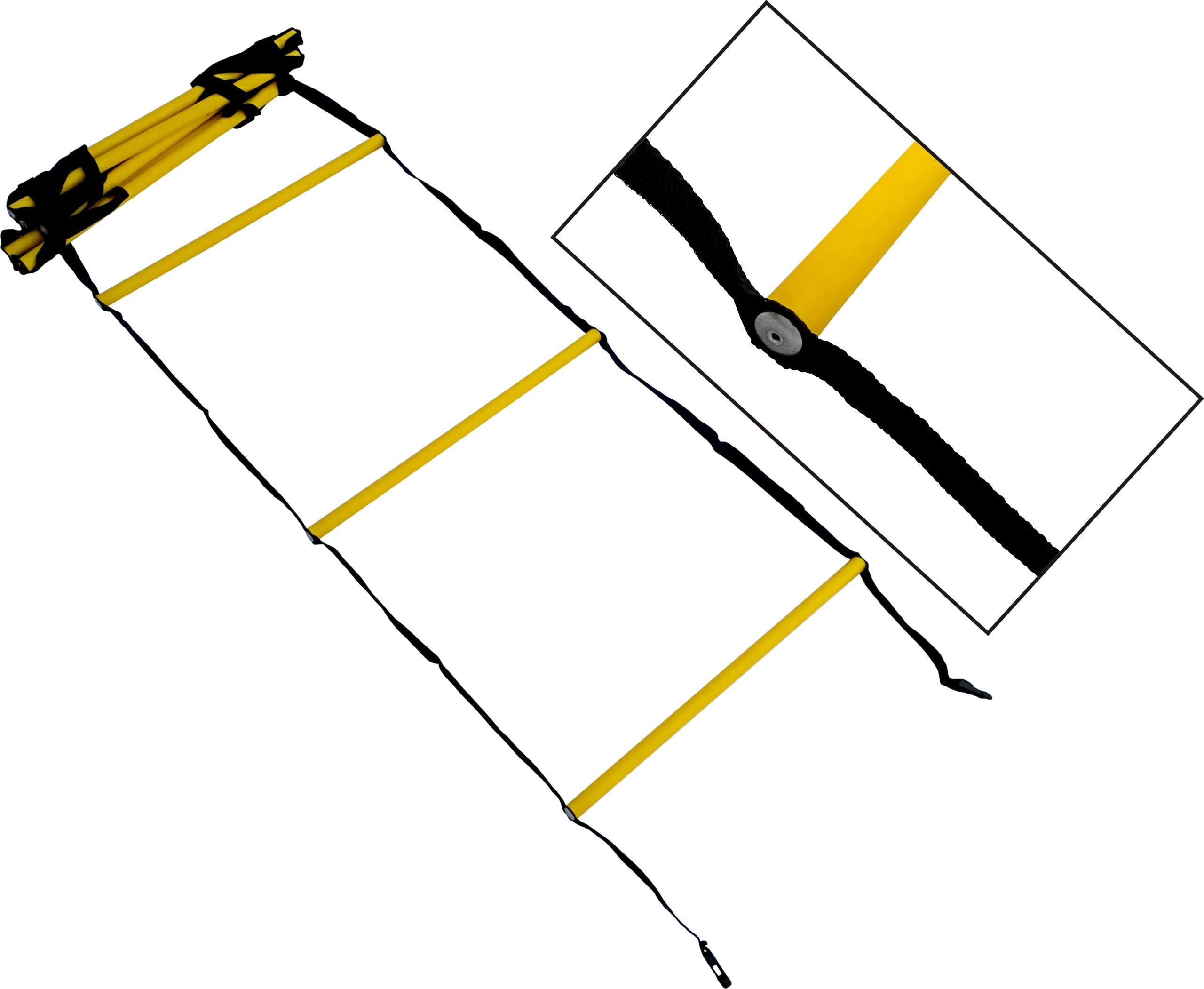 Fitfix® Super Speed Round Agility Ladder for Track and Field Training for Football & Any Sports ...