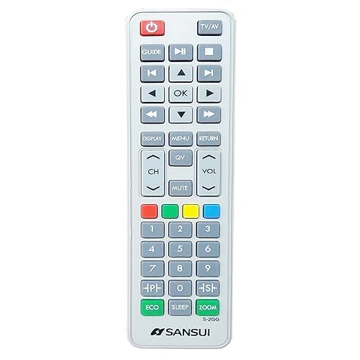 Television Remote Compatible for Sansui Led LCD Tv Remote Control Model ...