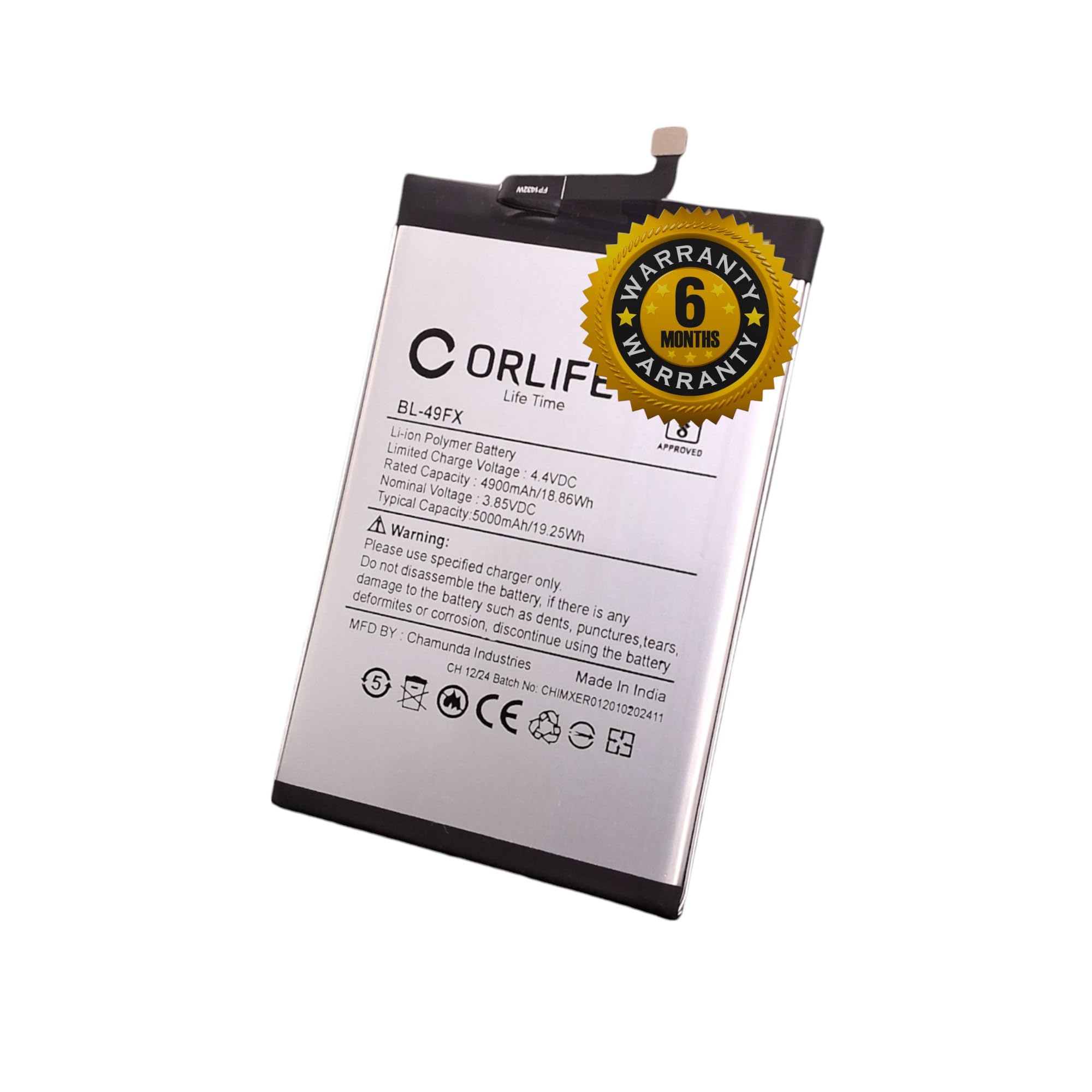 Orlife Original BL-49FX Battery Compatible for Infinix Hot 8 X650C ...