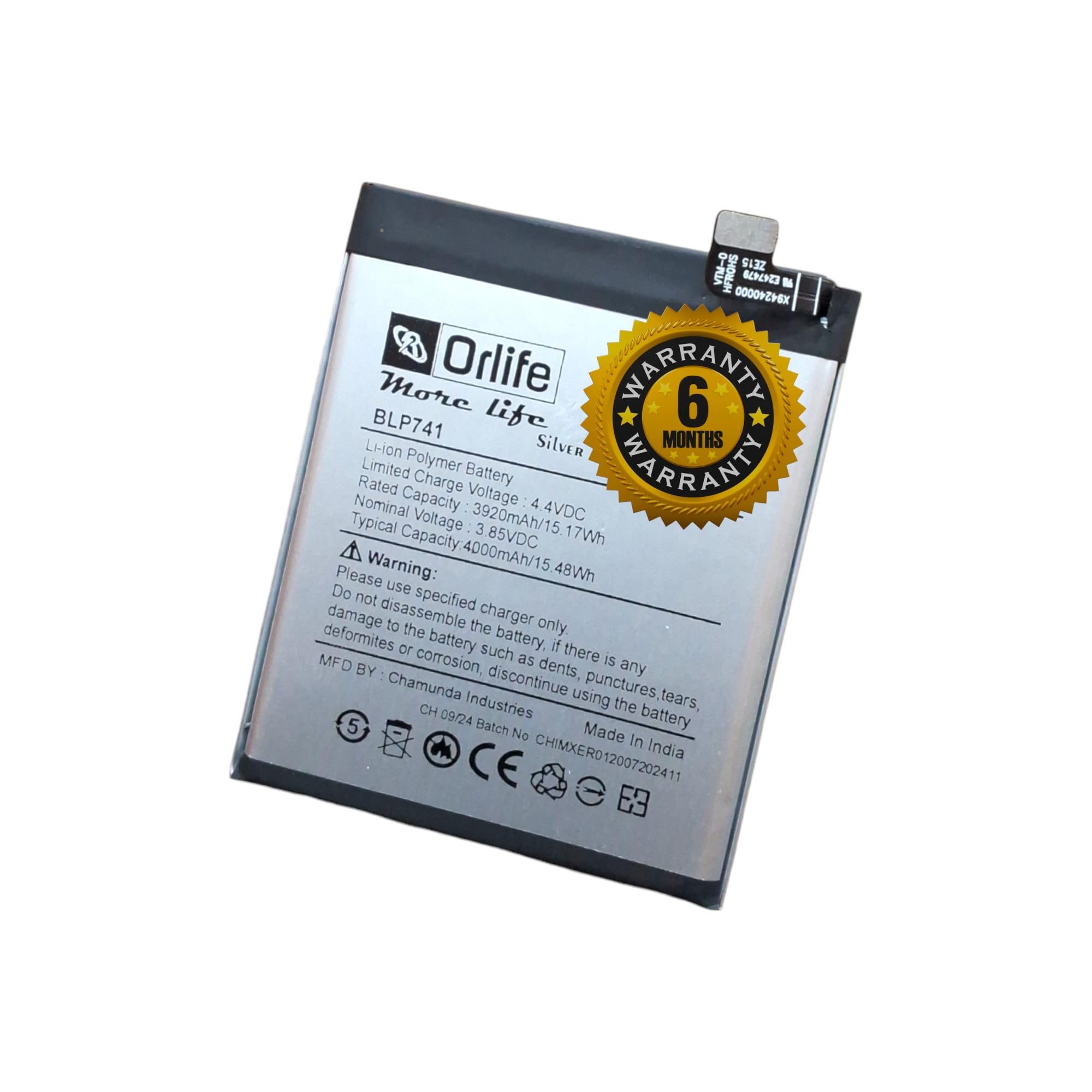 Orlife Original BLP741 Battery Compatible for Realme X2 XT with 6 Month ...