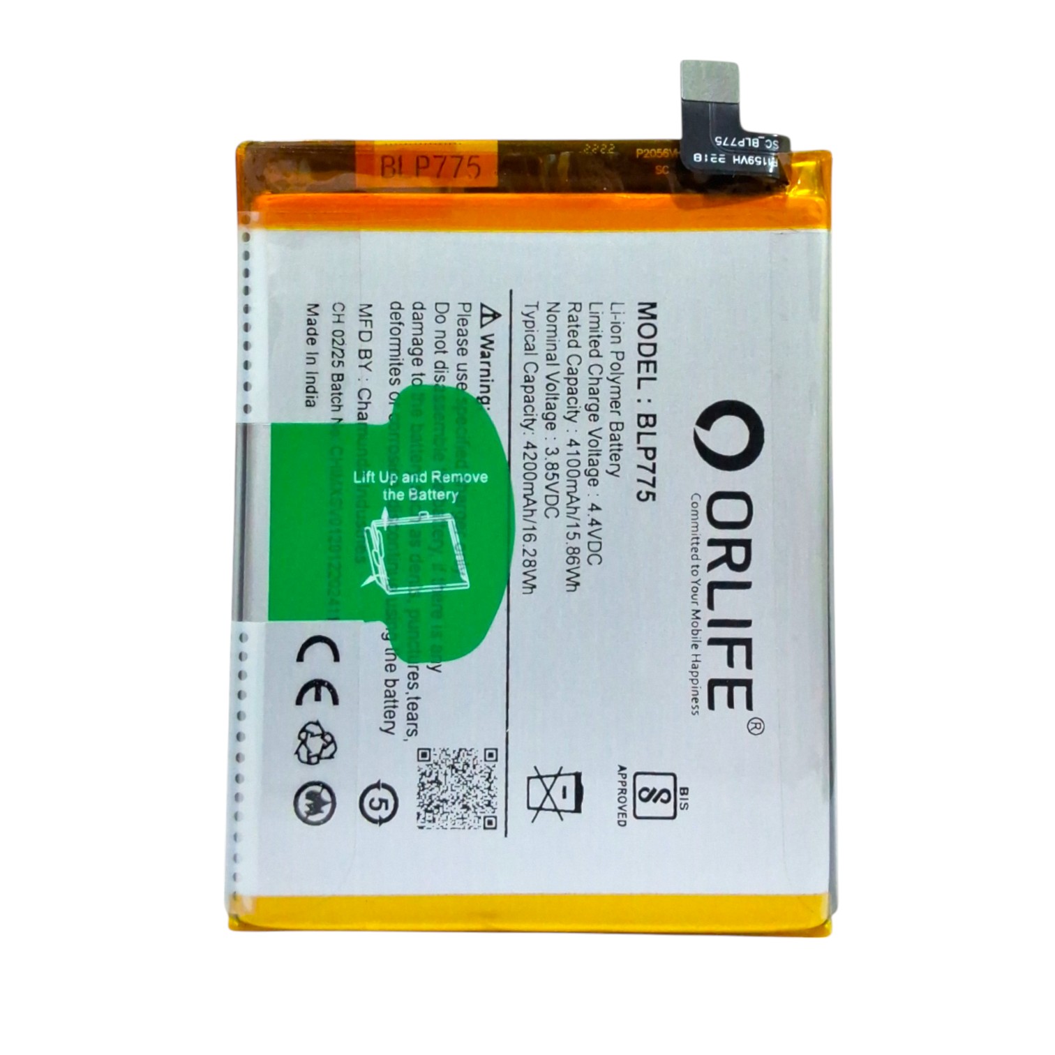 Orlife BLP775 Mobile Battery for Realme X50 / Realme X3 ( 1 Year ...