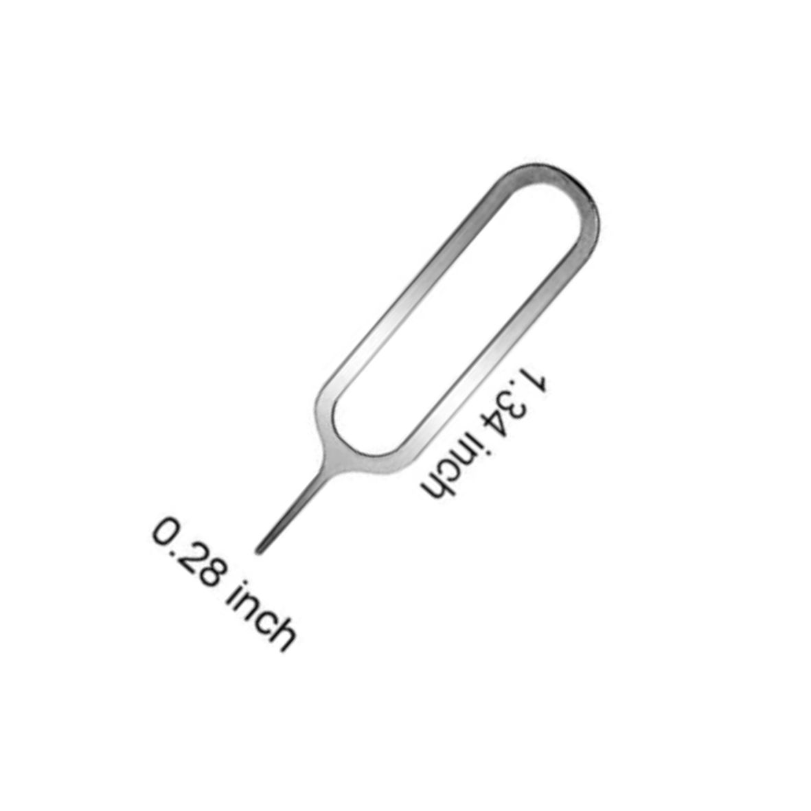 Orlife SIM EJECTOR (IPH SILVER) SIM tray removal tool (Pack of 10PC ...