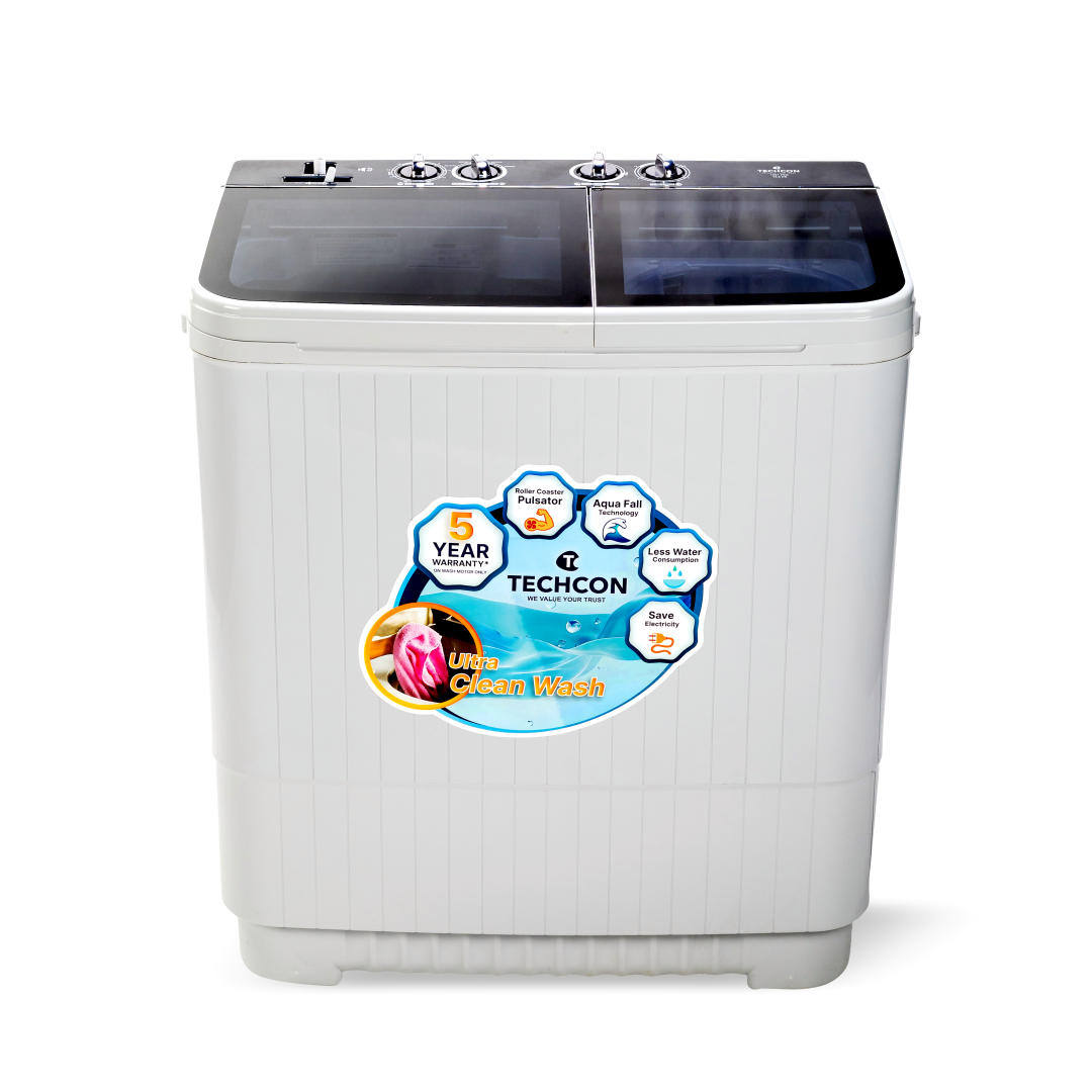 TECHCON | Washing Machine | SAWM 1351 FGB | Light Grey - Vedson.in