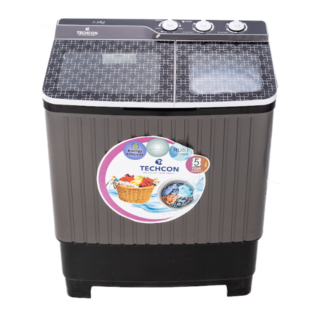 TECHCON | Washing Machine | SAWM T7021 TP |Dark Grey | 7 Kgs - Vedson.in