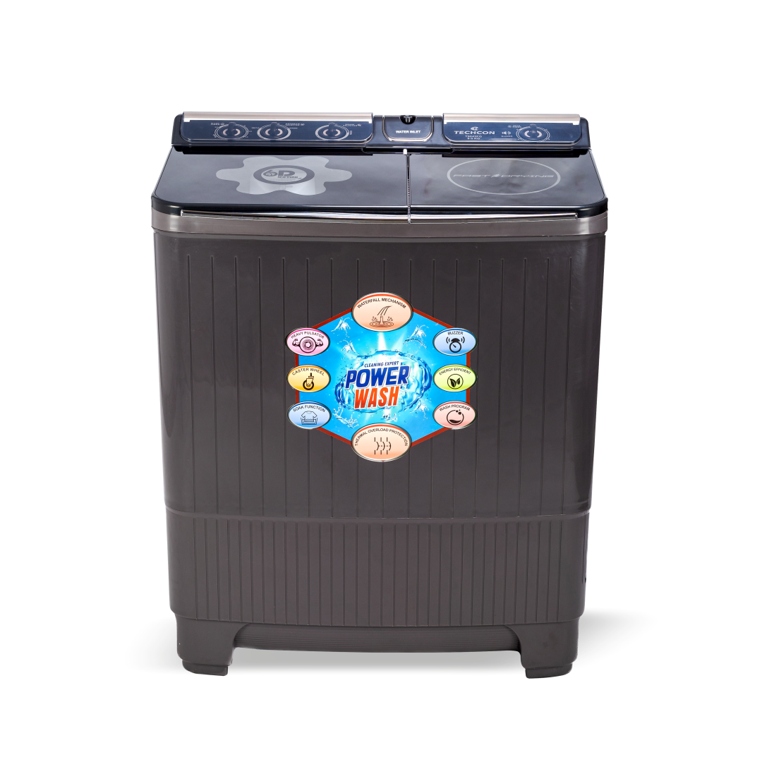 TECHCON | Washing Machine |SAWM T9042 FGB | Grey - Vedson.in