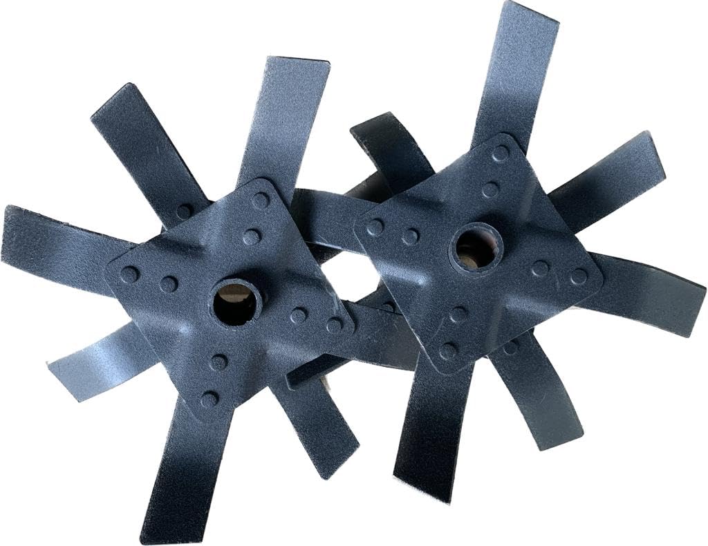 SHoRI Tiller Blade Set (L+R) for All Type Tiller Attachment (Brush ...